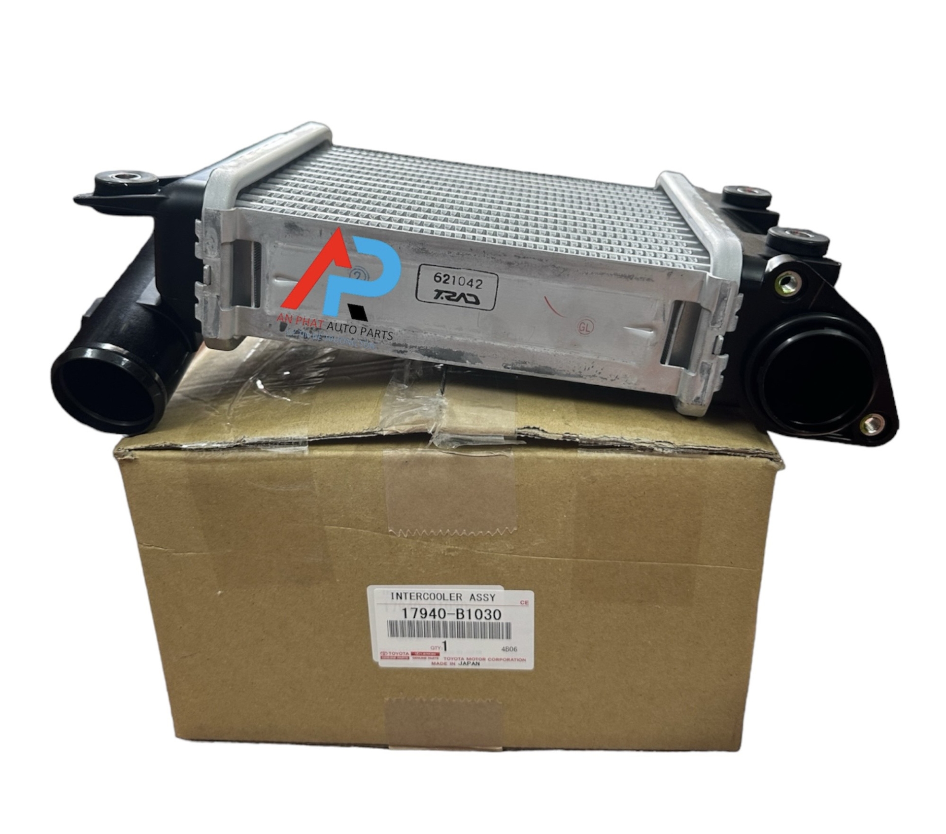 17940-B1030, Két làm mát turbo toyota Raize, Két làm mát turbo Toyota ...